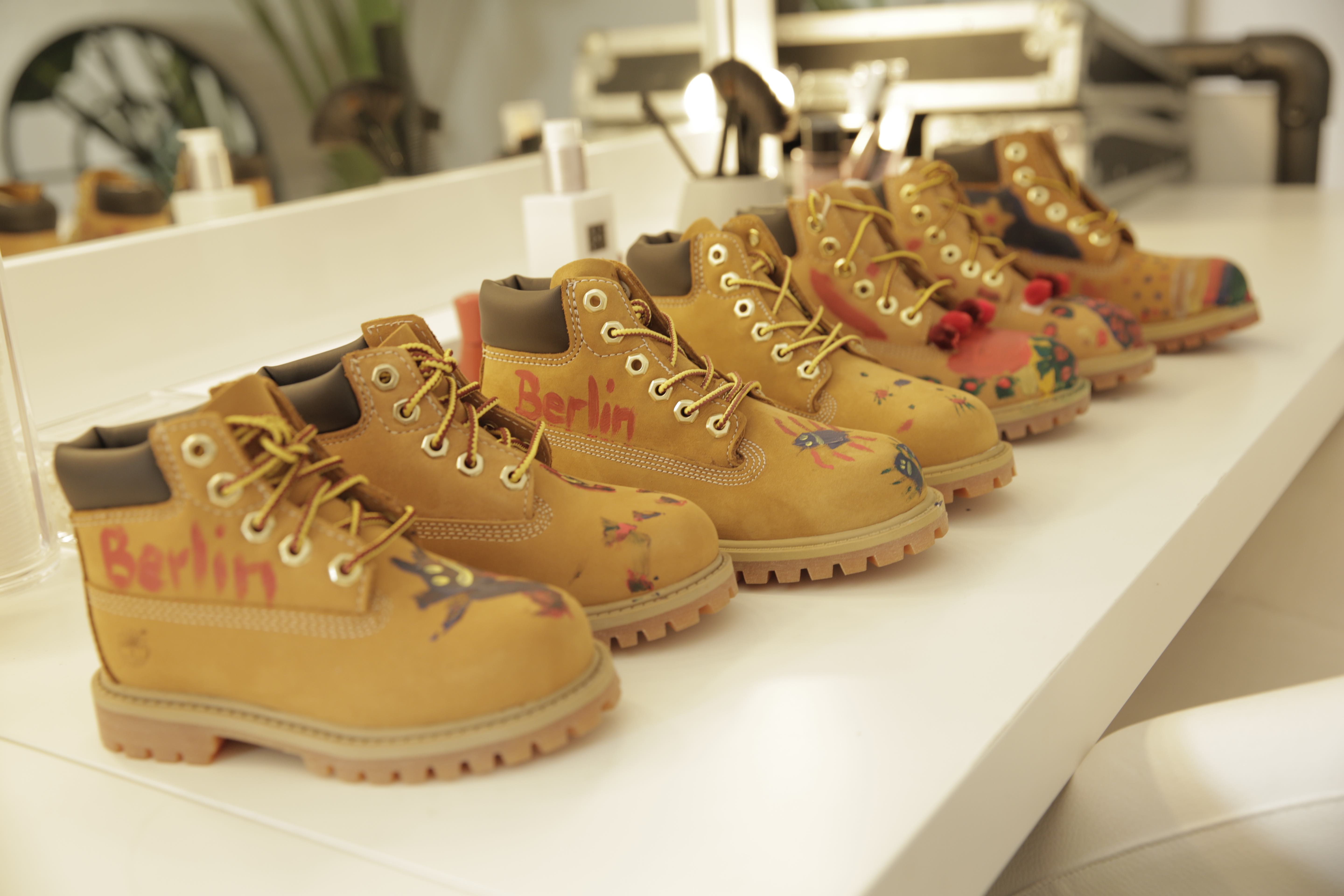 Customized Kinderboots in „The Timberland Studio“ - war das eine Sause ...